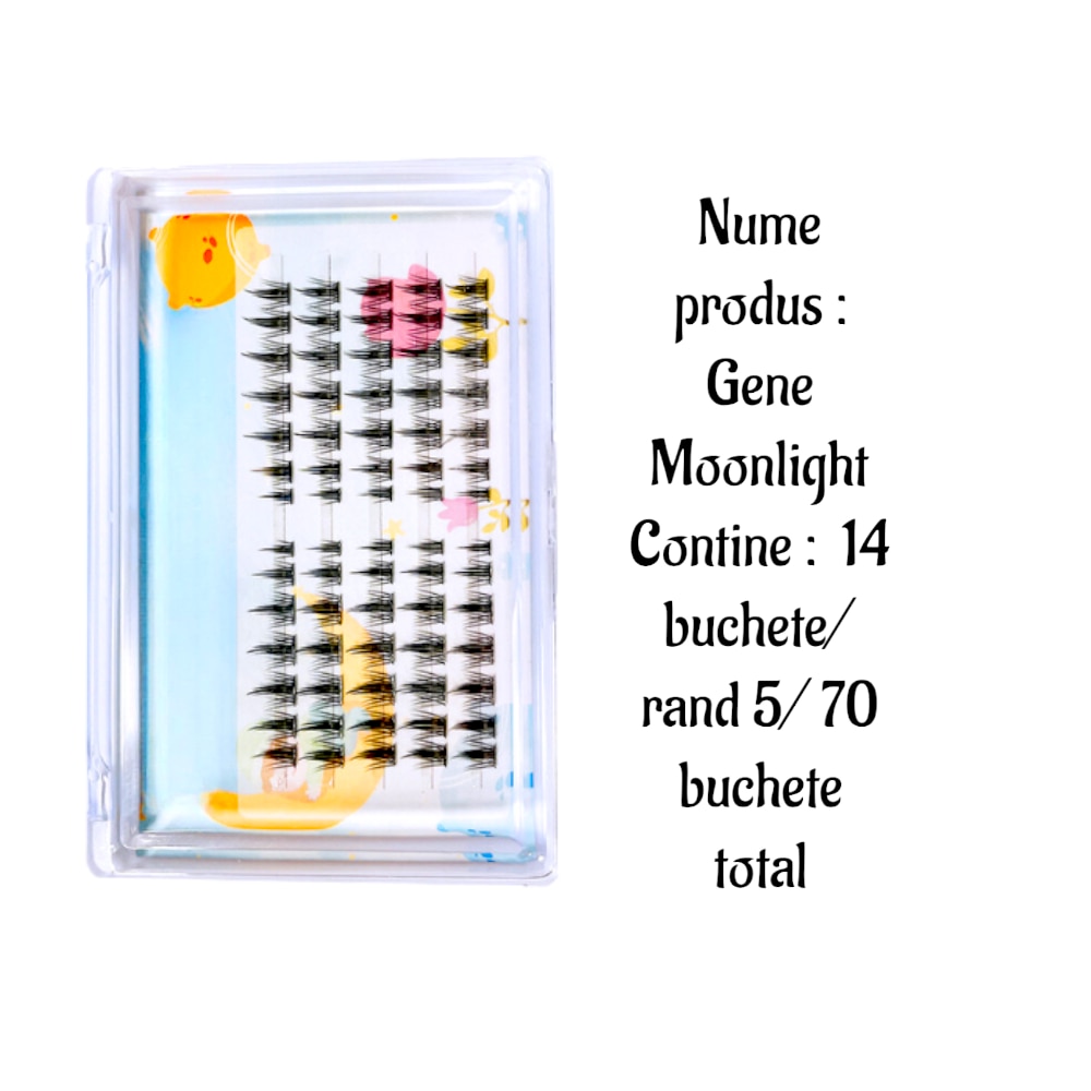 Set 2x70 Gene false DIY, Aspect natural, Curbura C, Lungime Mixt, Negru ...