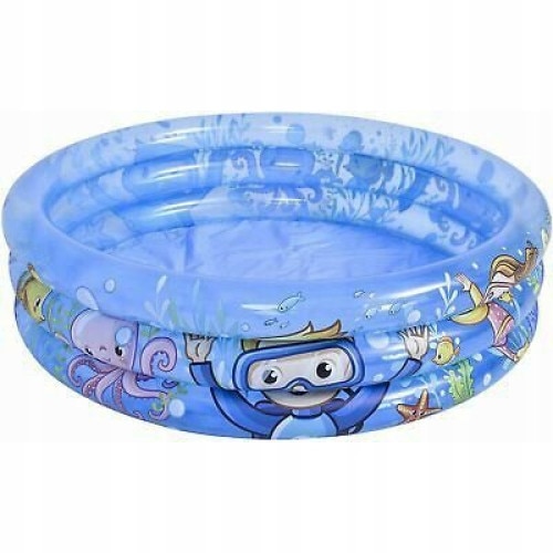 Piscina gonflabila pentru copii, Jilong, PVC, 120x24 cm, Multicolor ...