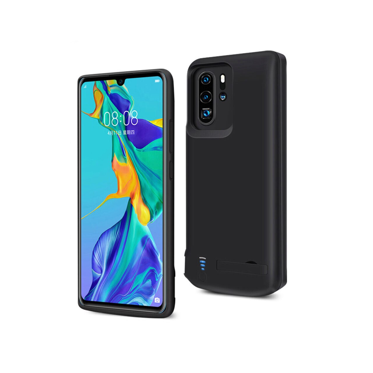 Huawei P30 Pro készülékkel kompatibilis burkolat 5000 mAh Techsuit Power Pro fekete ...