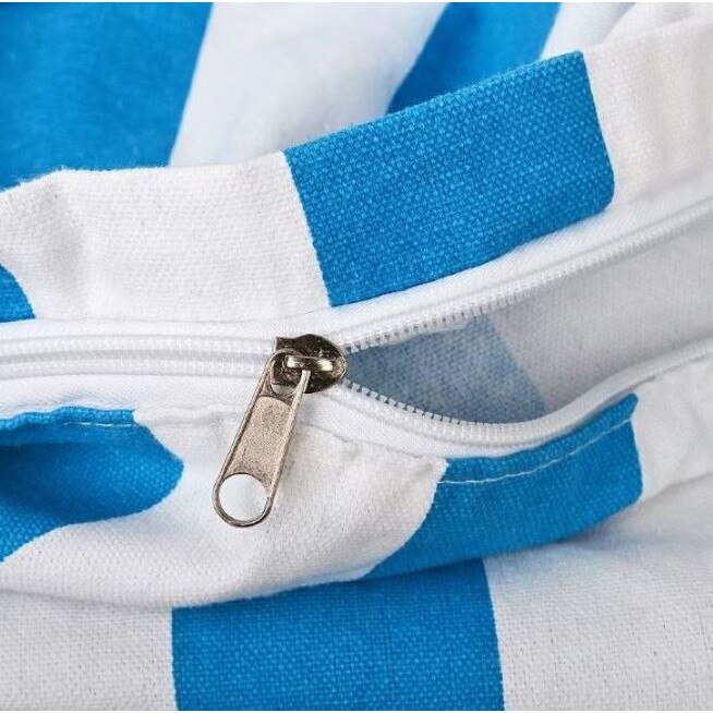 Körte alakú táska típusú játékrendező és textil anyag, kék és fehér ...