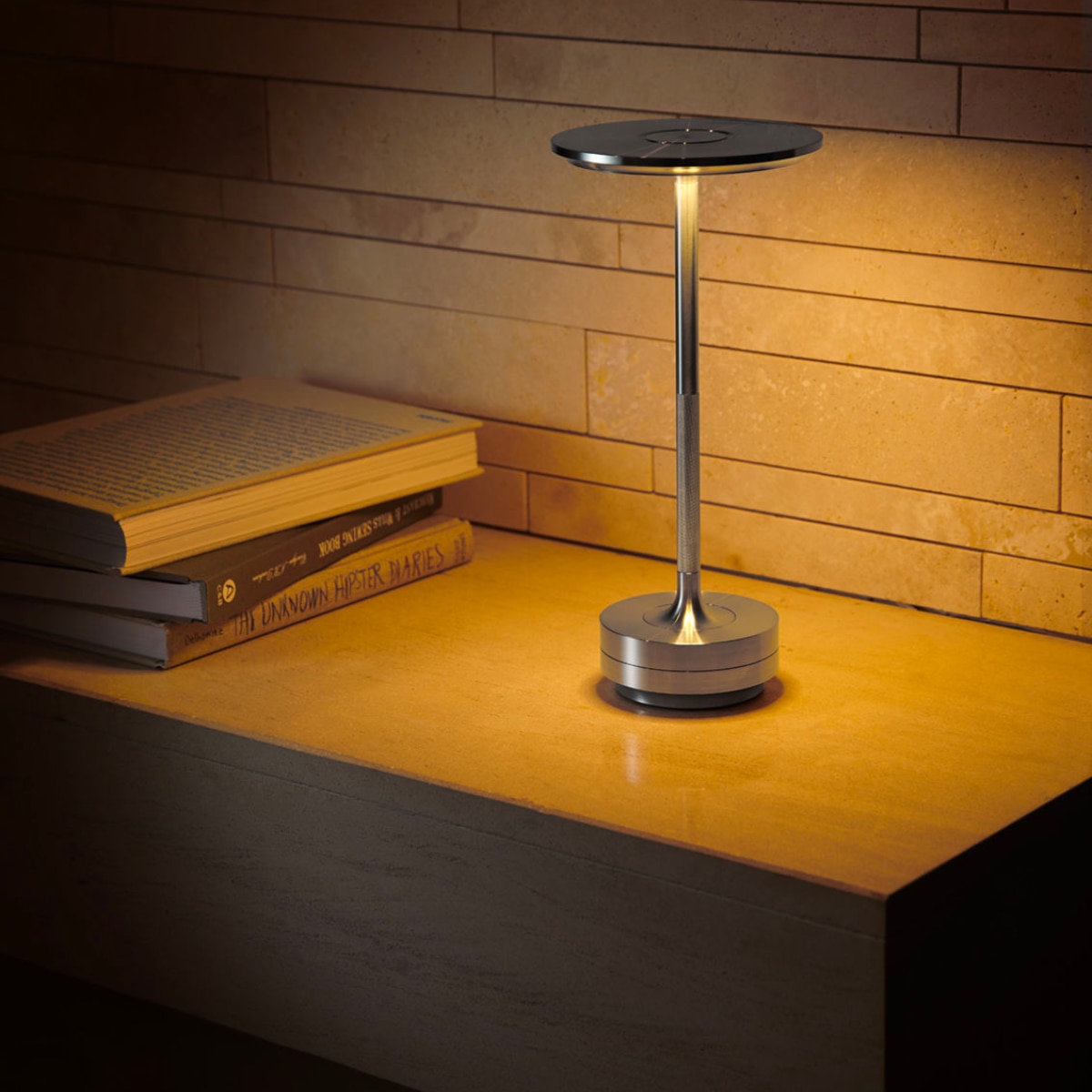 Lampa LED metalica, fara fir, Control Touch, 3 Tipuri de Iluminare ...