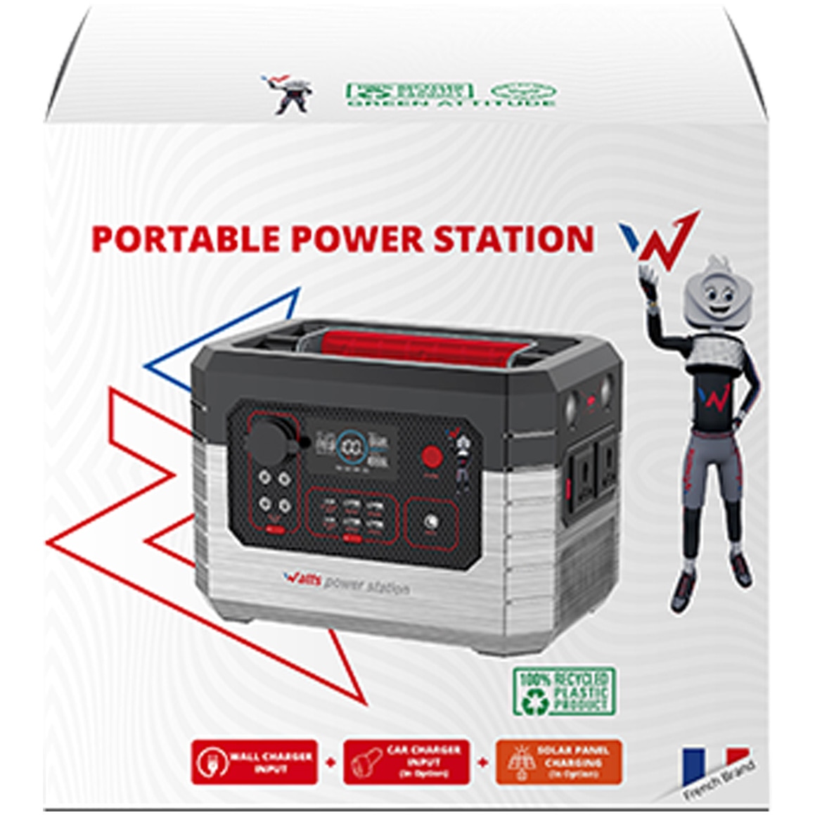 Statie Incarcare Portabila Multifunctionala cu Acumulator Wonder 600W ...