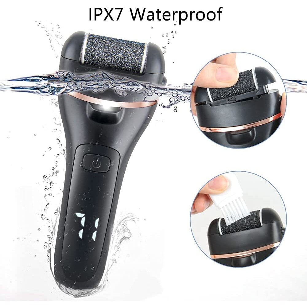 Set pila electrica pentru calcaie, 13 in 1, 2 viteze, Negru - eMAG.ro