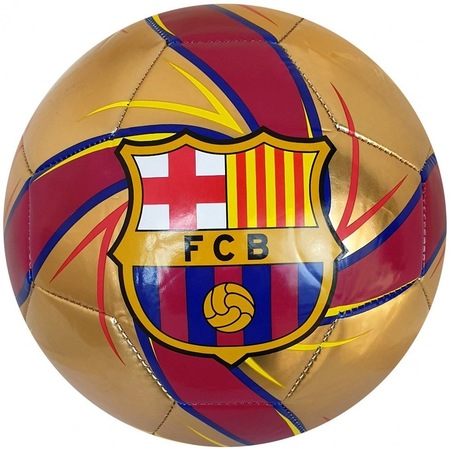 Minge fotbal, FC Barcelona, Star Gold, Marime 5, Multicolor - eMAG.ro