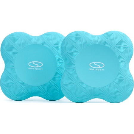 Set 2 pad-uri exercitii genunchi/coate, SMJ sport, Poliuretan, 20x20 cm ...