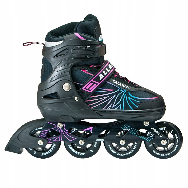 Patine cu rotile reglabile, Allright, Marimea L 39-42 - eMAG.ro