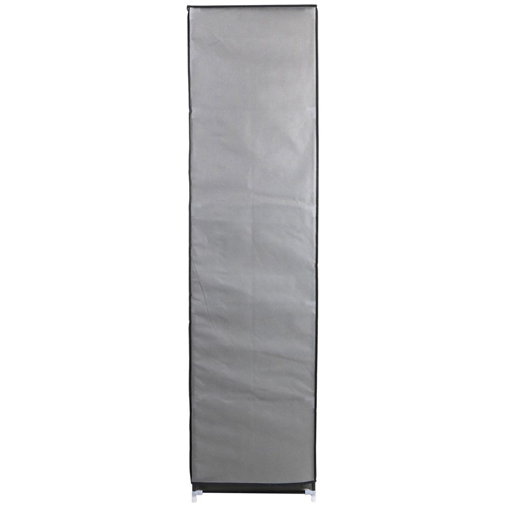 Dulap textil, Saska Garden, 175x133x43 cm, Gri - eMAG.ro