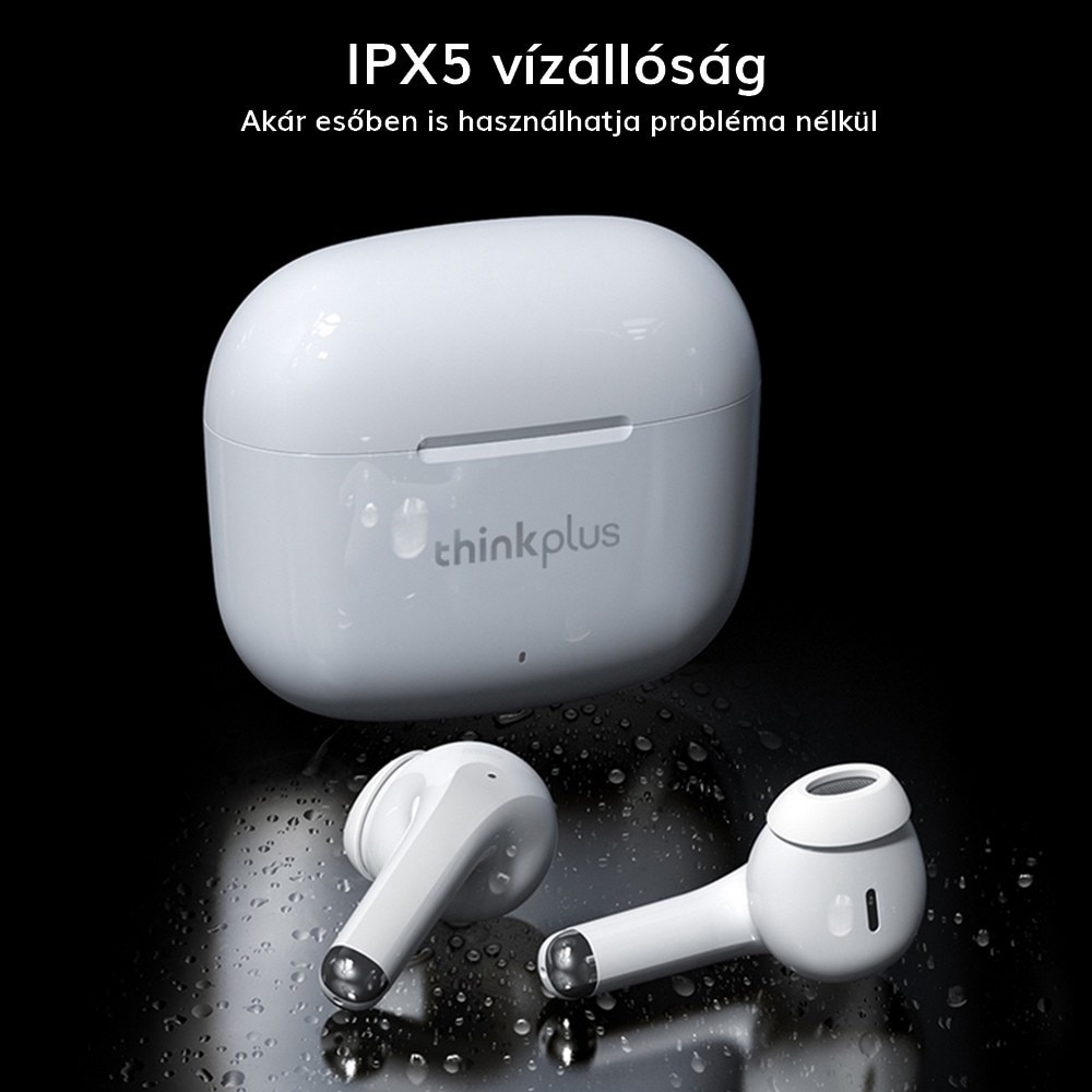 Casti wireless LENOVO Live Pods LP40 PRO BT5.1, alb - eMAG.ro