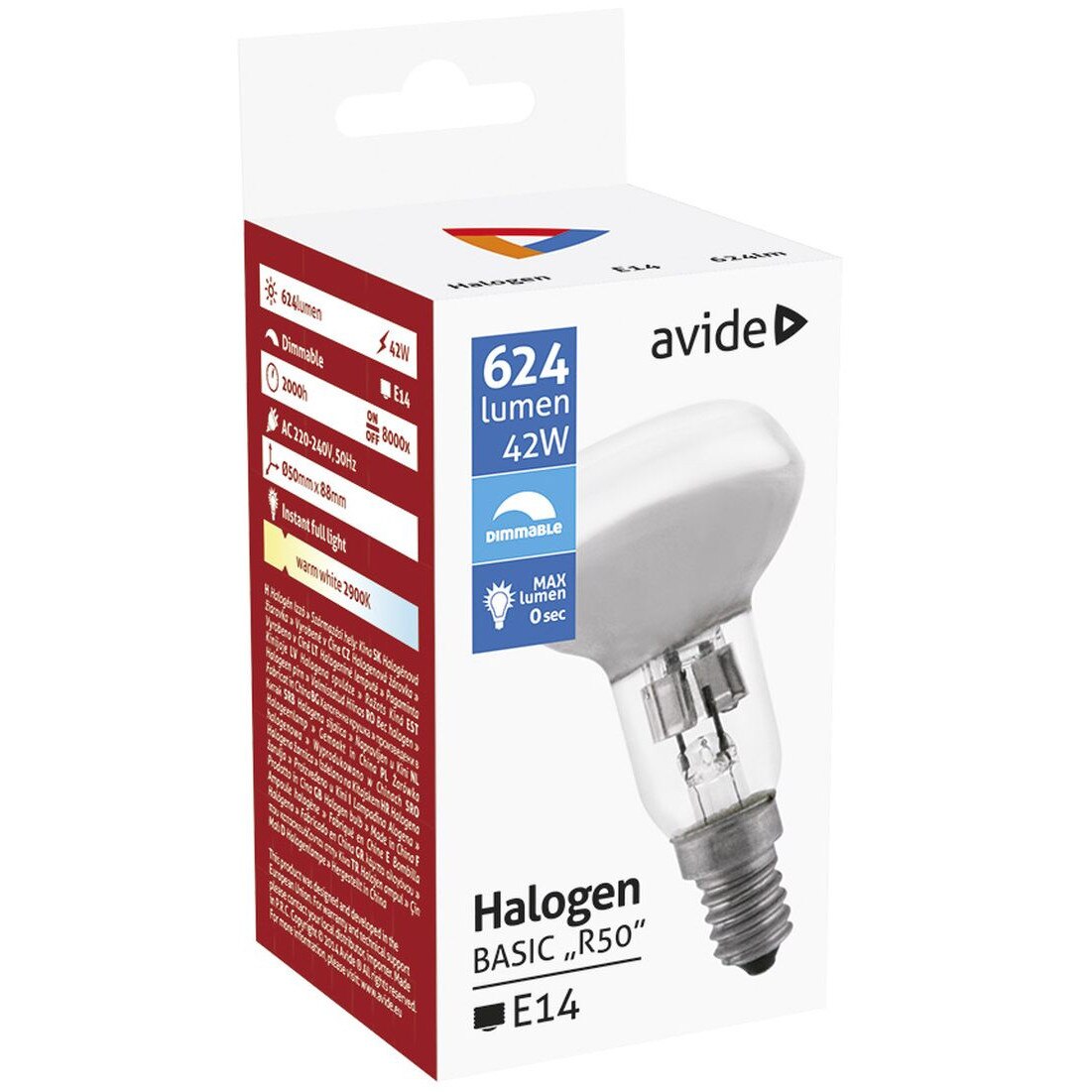 Set 10 Becuri Halogen R50 42W E14, reflector, lumina calda - eMAG.ro