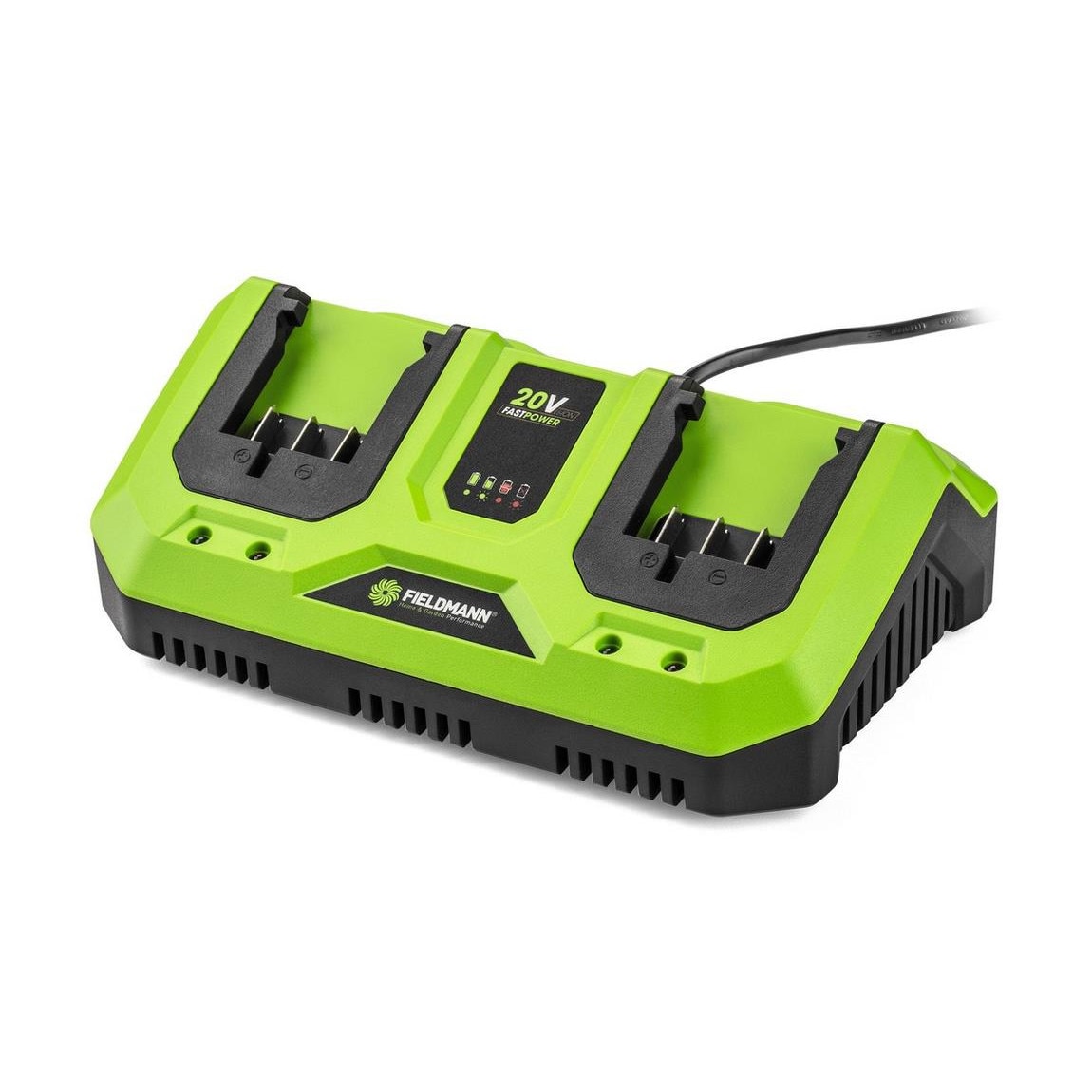 Станция за бързо зареждане на батерия за мелница, Fieldmann, Двойна ...