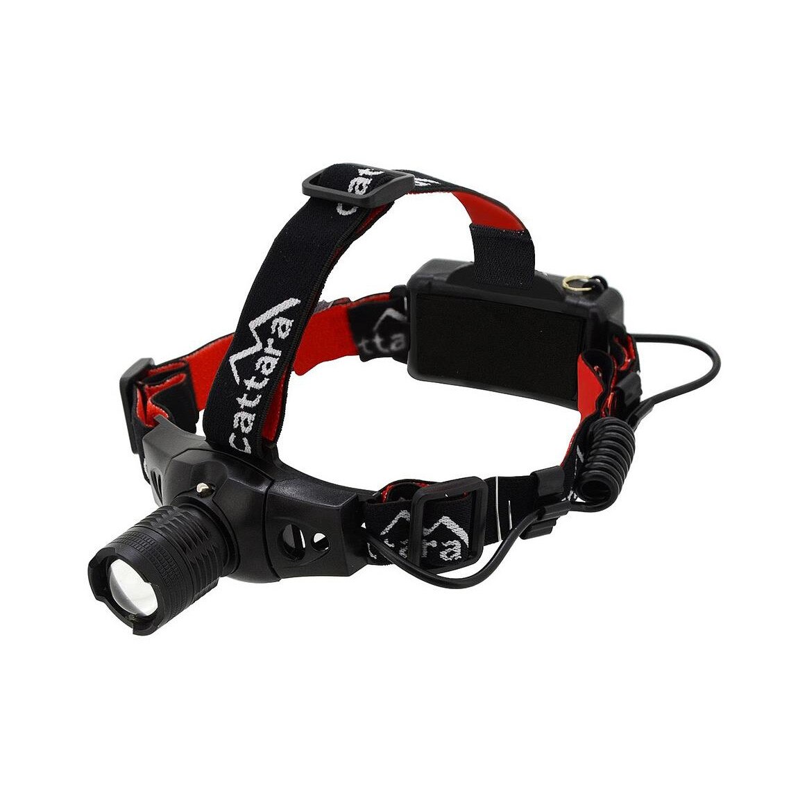 Lanterna frontala LED/3W/3xAAA IP44 neagra/rosie CP0040 - eMAG.ro