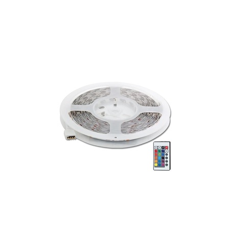 Banda LED RGB cu telecomanda, 5M, 72W, 230V - eMAG.ro