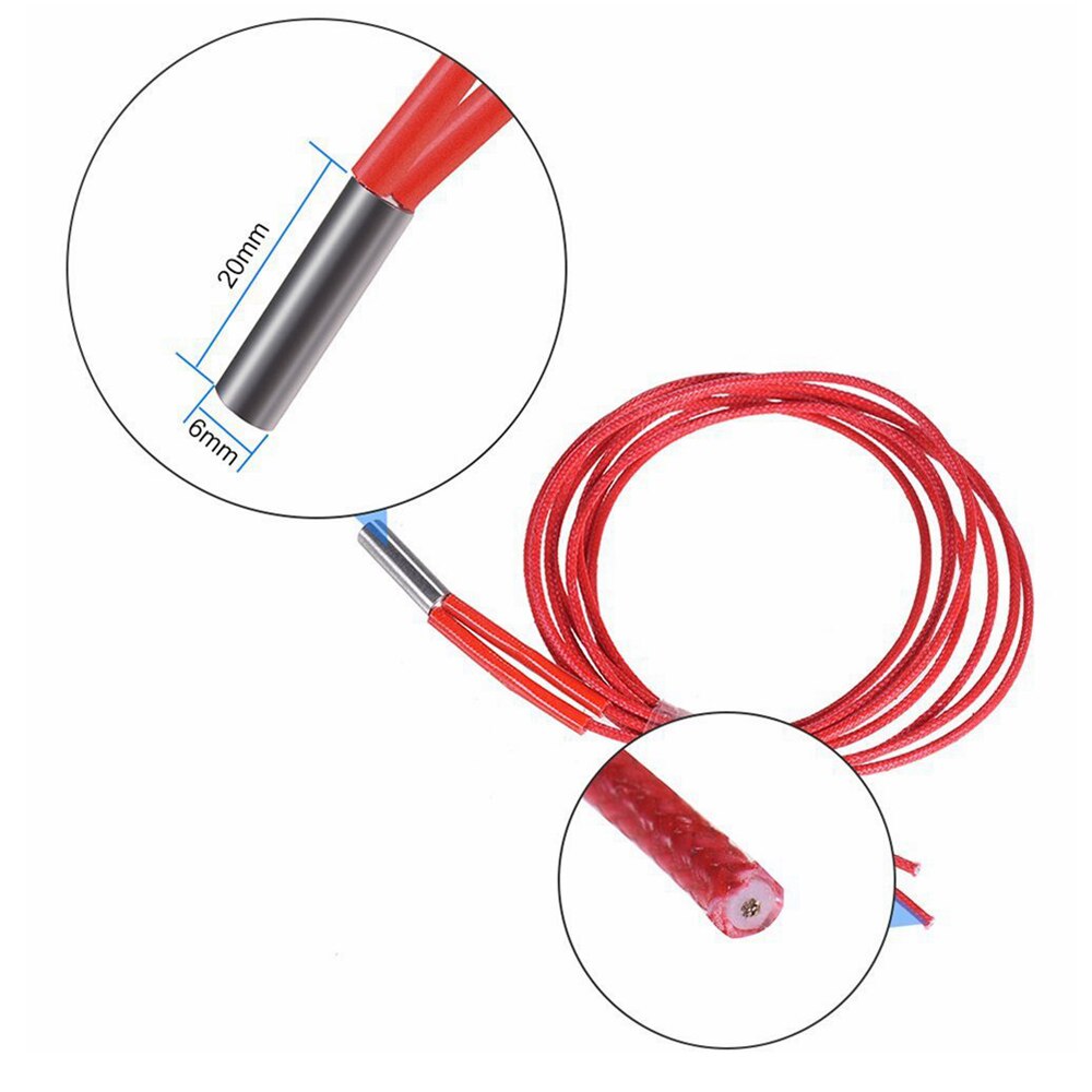 Cablu incalzitor ceramic, 24V, 40W, 1M, 620 Hotend pentru imprimanta 3D ...