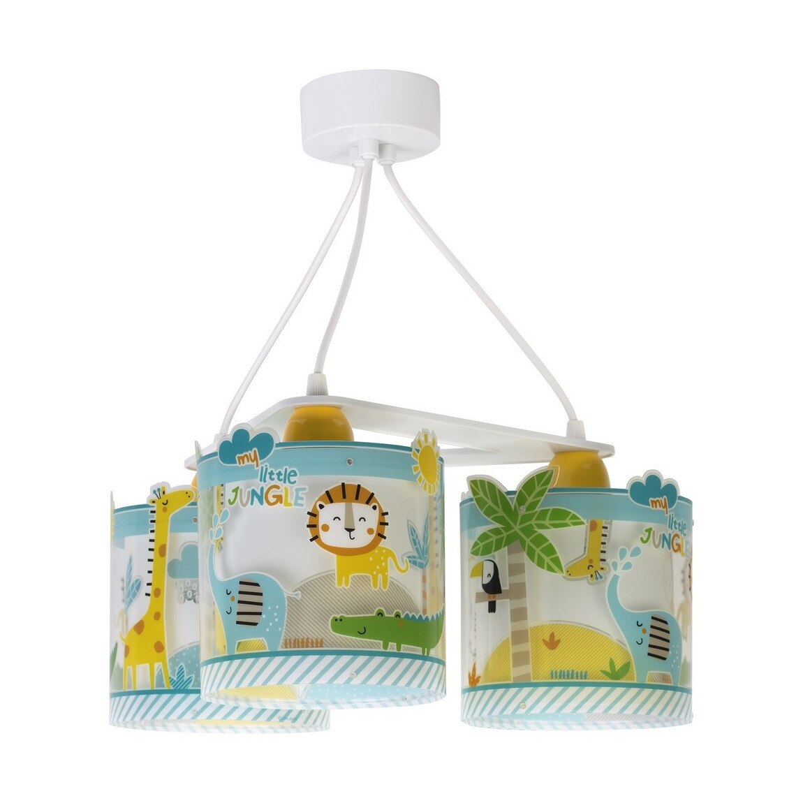 Lustra copii, Dalber, Plastic, Multicolor, 78 cm - eMAG.ro