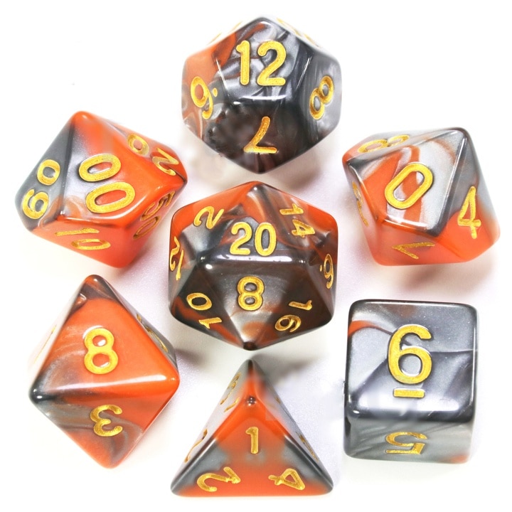 Set 7 Zaruri D&D, Rusting Silver - eMAG.ro