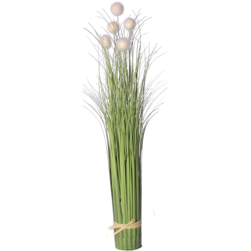 Iarba artificiala, Saska, Plastic, 70cm, Alb/Verde - eMAG.ro