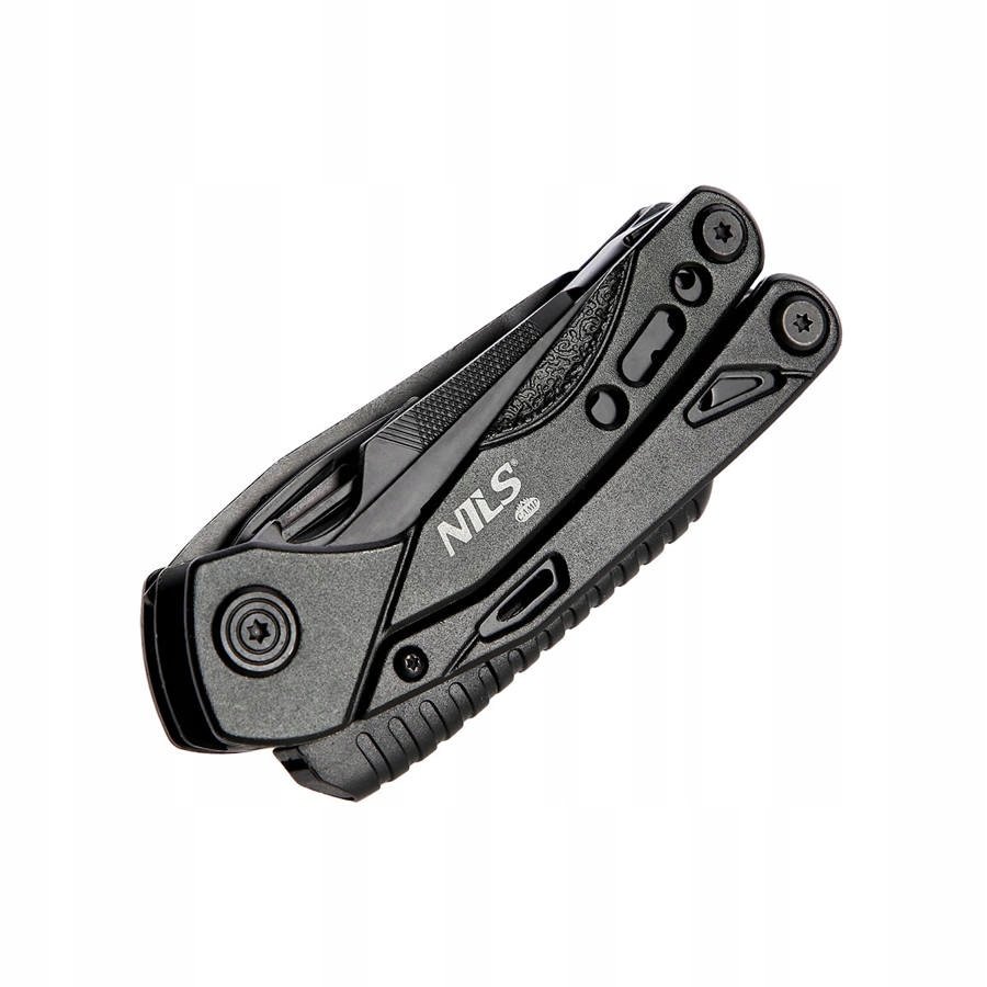 Cutit multifunctional, Nils, Inox, 10.6cm, Negru - eMAG.ro