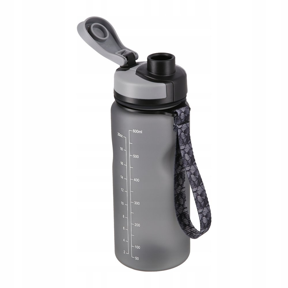 Sticla de apa sport, Nils, 600ml, Negru - eMAG.ro
