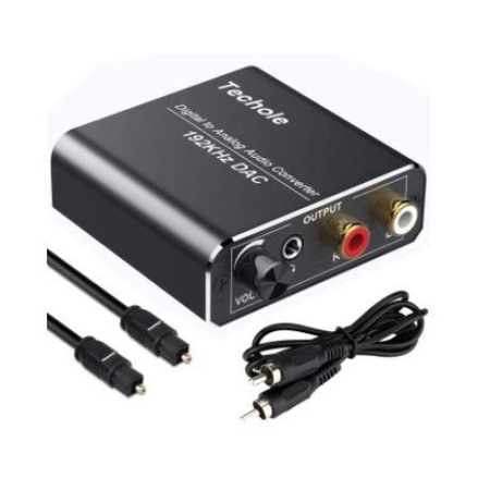 Convertor audio Techole (HS203-BK) 192KHz, cu control volum, cablu ...