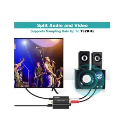 Convertor audio Techole (HS203-BK) 192KHz, cu control volum, cablu ...