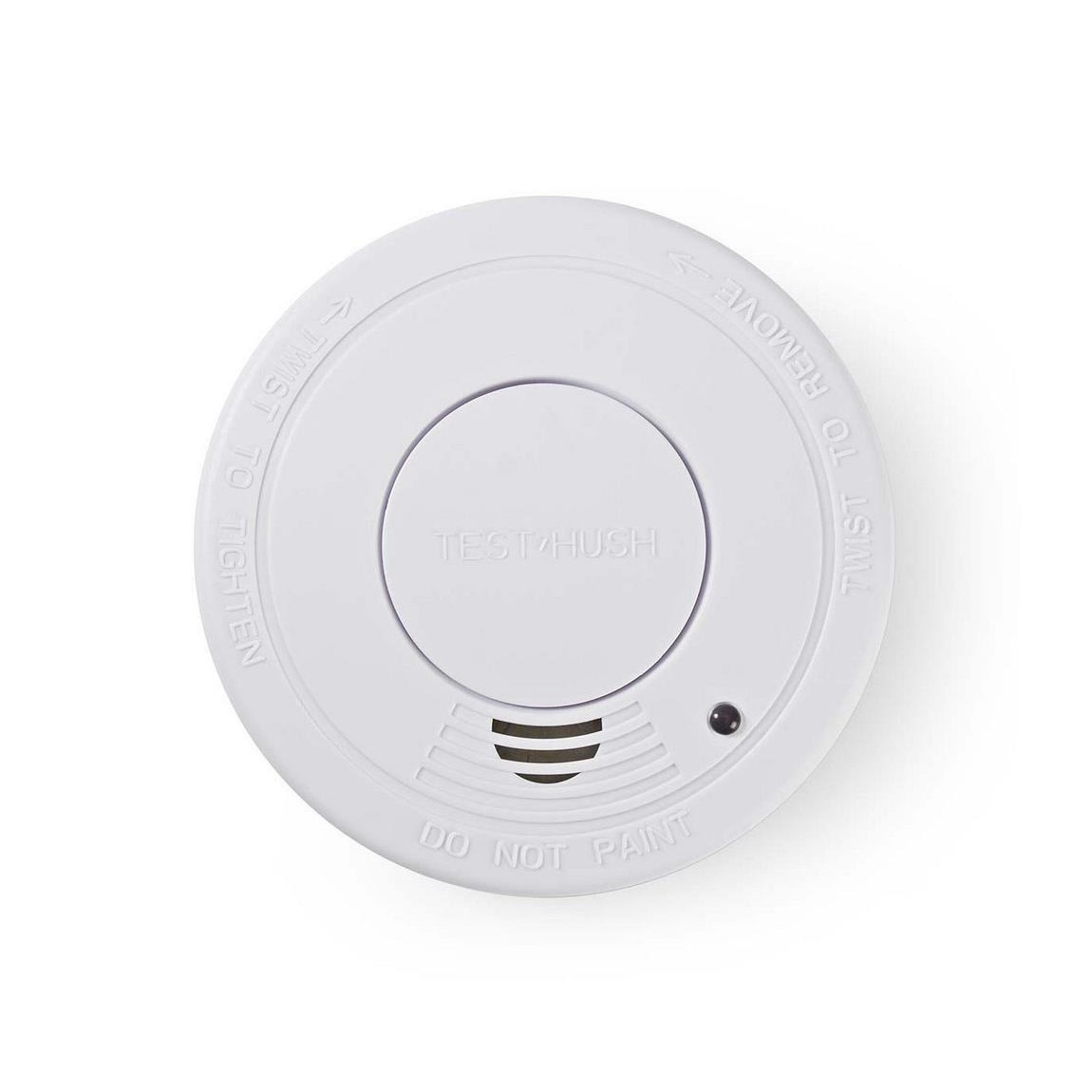 Detector de fum, Nedis, 9V, 6F22, 85dB, Plastic, Alb - eMAG.ro