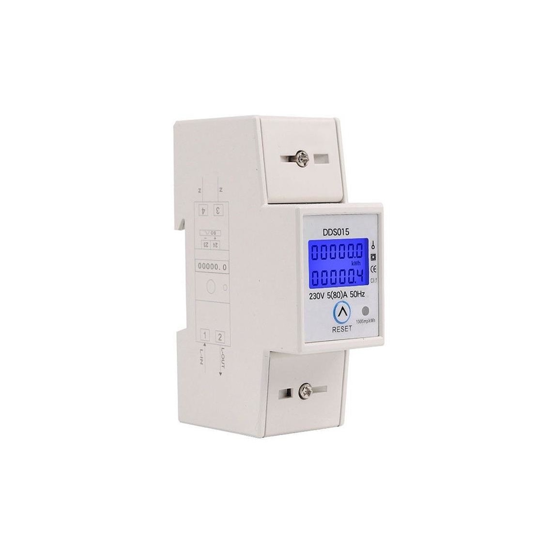 Contor electric monofazic, Hadex, 80 A, Alb - eMAG.ro