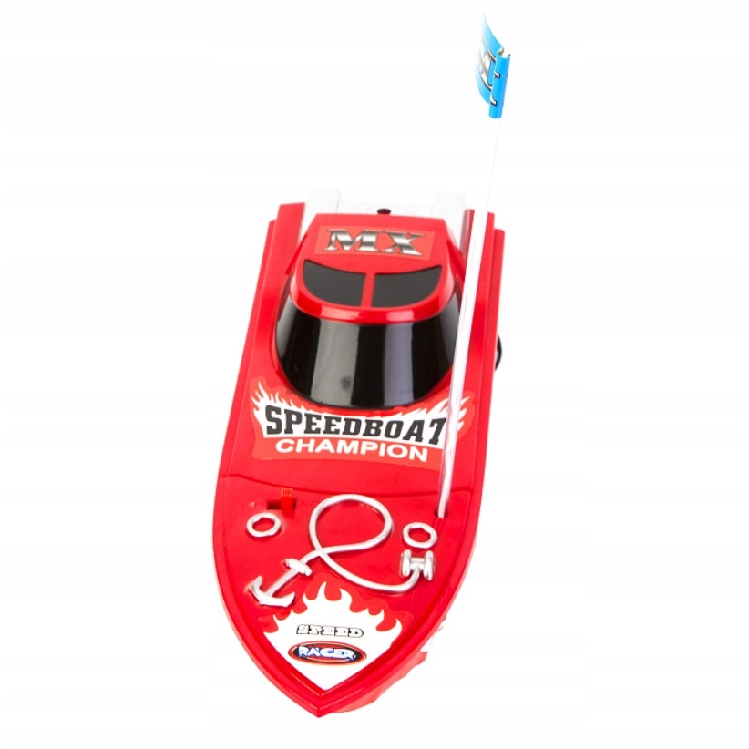 Лодка с мотор и дистанционно, Ming Xing, Червена, 6 години+ - eMAG.bg