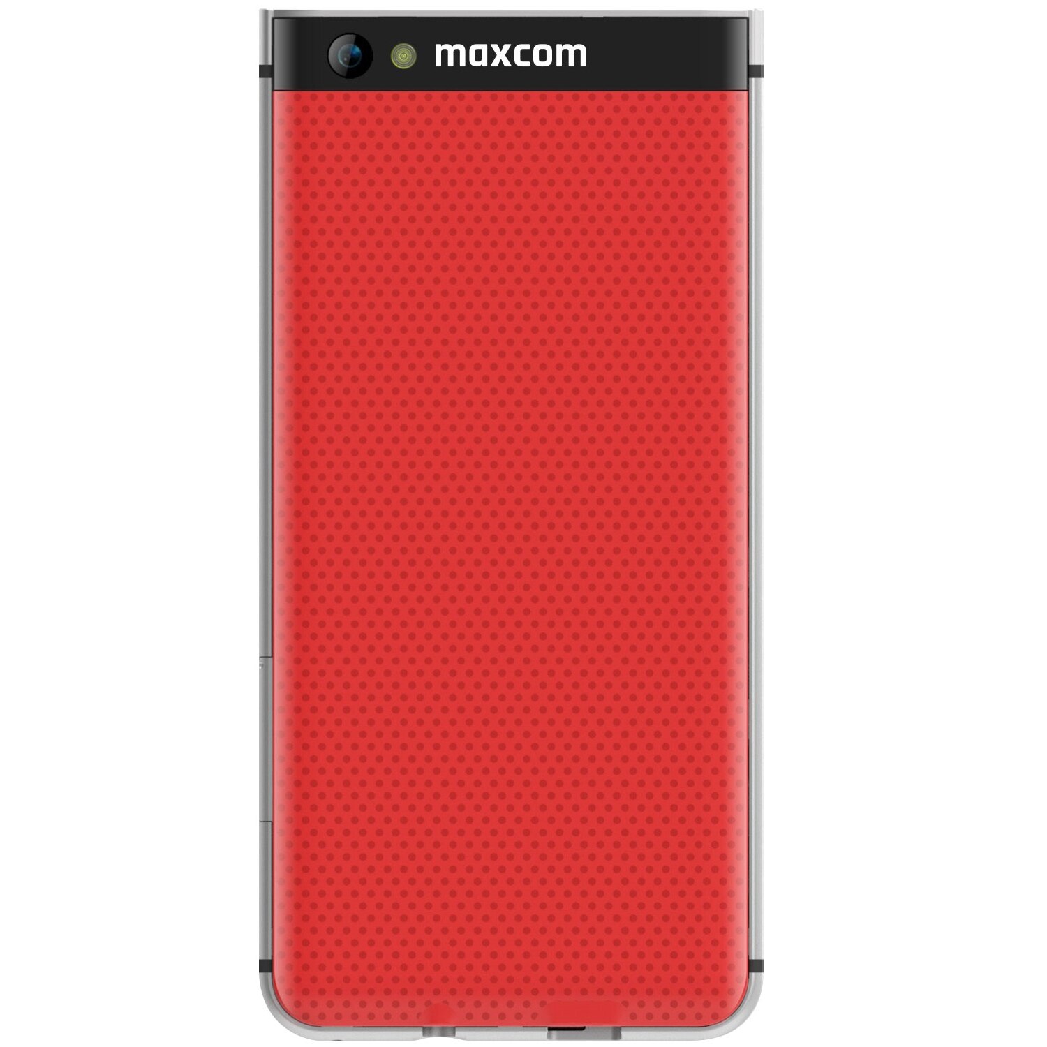 MaxCom MM760 Mobiltelefon, Kártyafüggetlen, Dual SIM, Piros - eMAG.hu