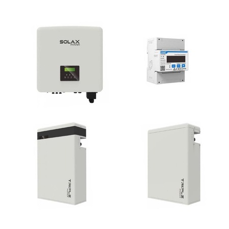 Set solar, SolaX Power, 10kW Invertor, Baterie 17.4 kWh, Electrometru, Alb - eMAG.ro