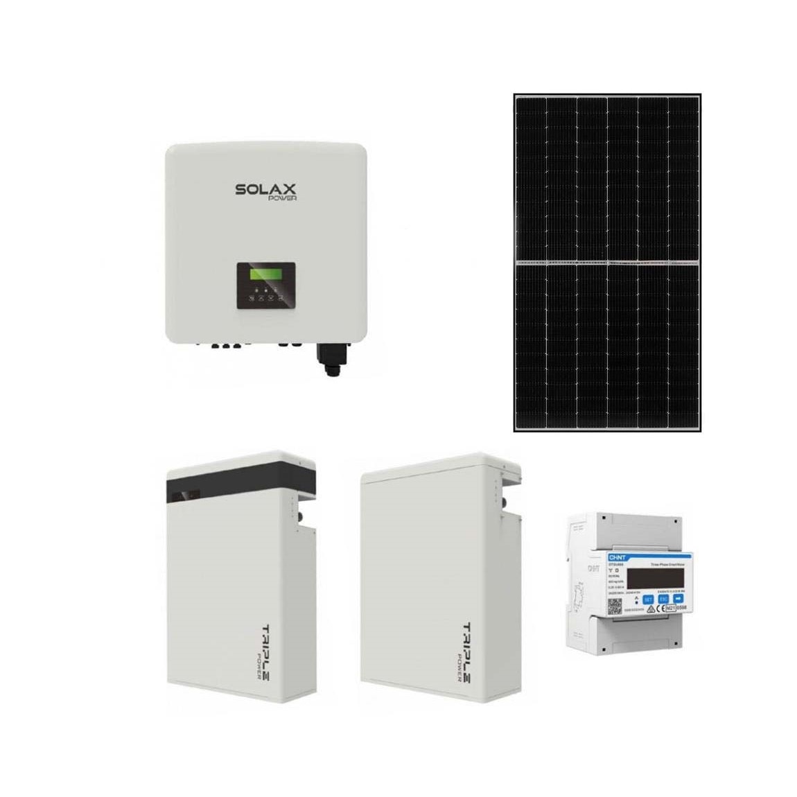 Set solar, SolaX Power, Invertor 15kW, Baterie 11.6 kWh, Alb - eMAG.ro