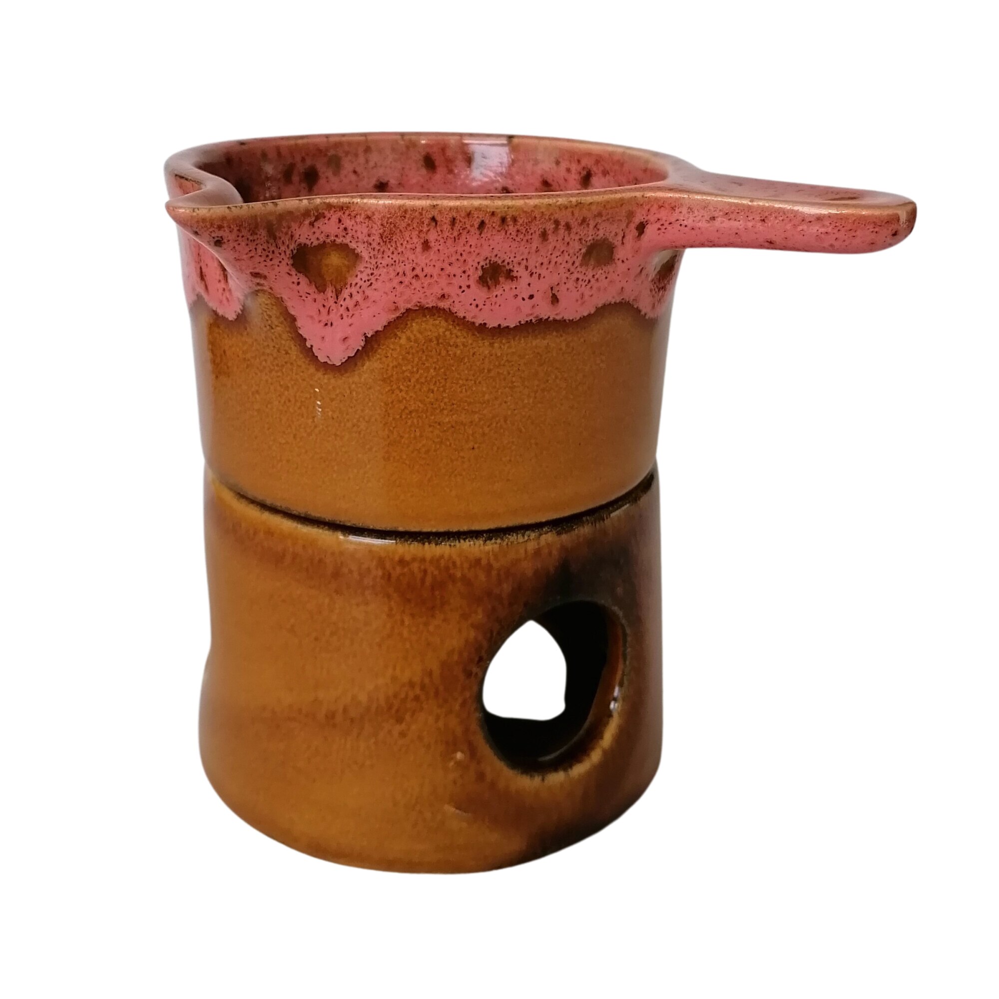 Difuzor aromaterapie ceramic, Polheaven, Chihlimbar/Rosu - eMAG.ro