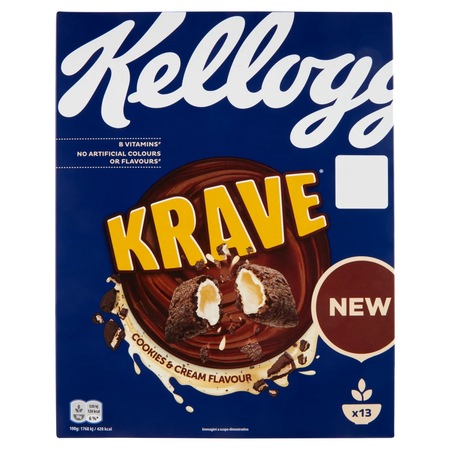 Cereale Kellogg's Krave Cookies, 410 g - eMAG.ro