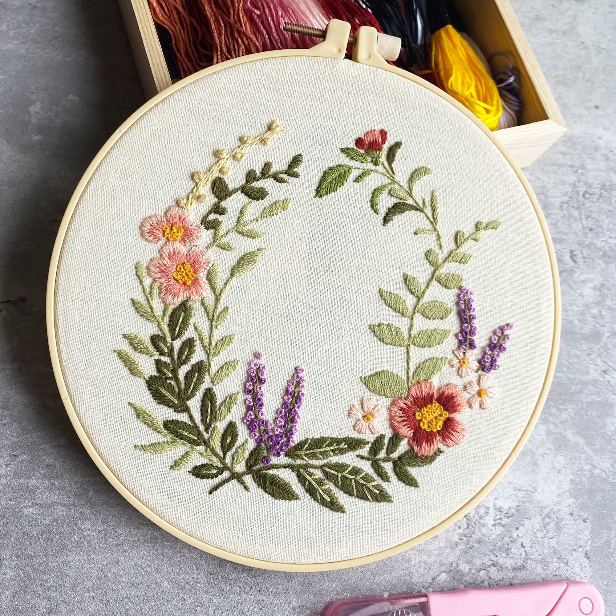Set de broderie 3 piese, Walalla, Multicolor - eMAG.ro