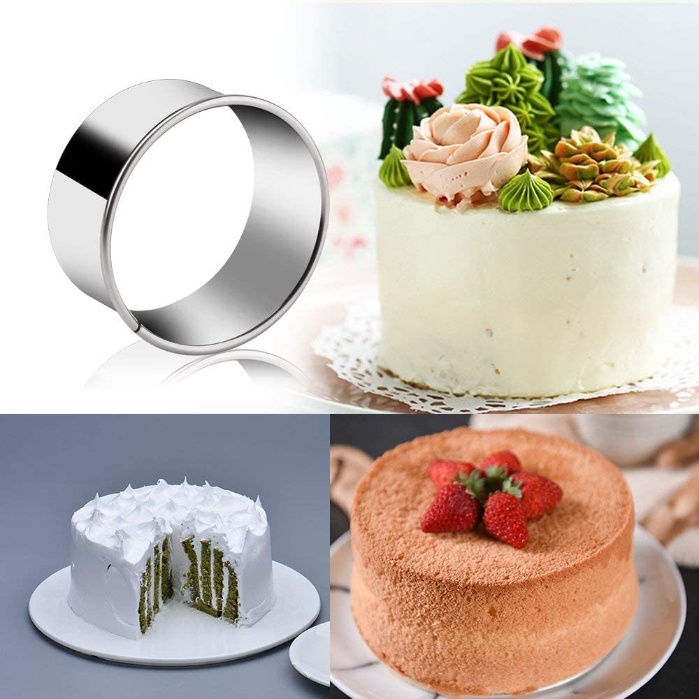 Set 11 forme pentru tort, FreeBiz, Otel inoxidabil, Argintiu - eMAG.ro