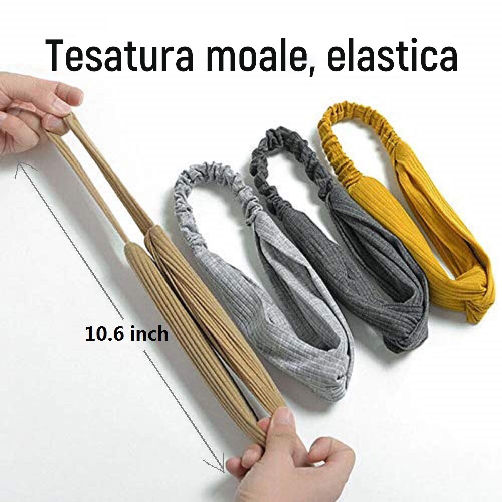 Set 8 bentite pentru par, Vaxiuja, Textil, Multicolor - eMAG.ro