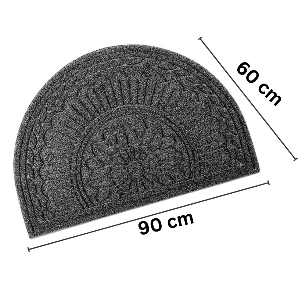 Covoras intrare, rezistent, cauciuc si polipropilena, semicerc, DM04 ...