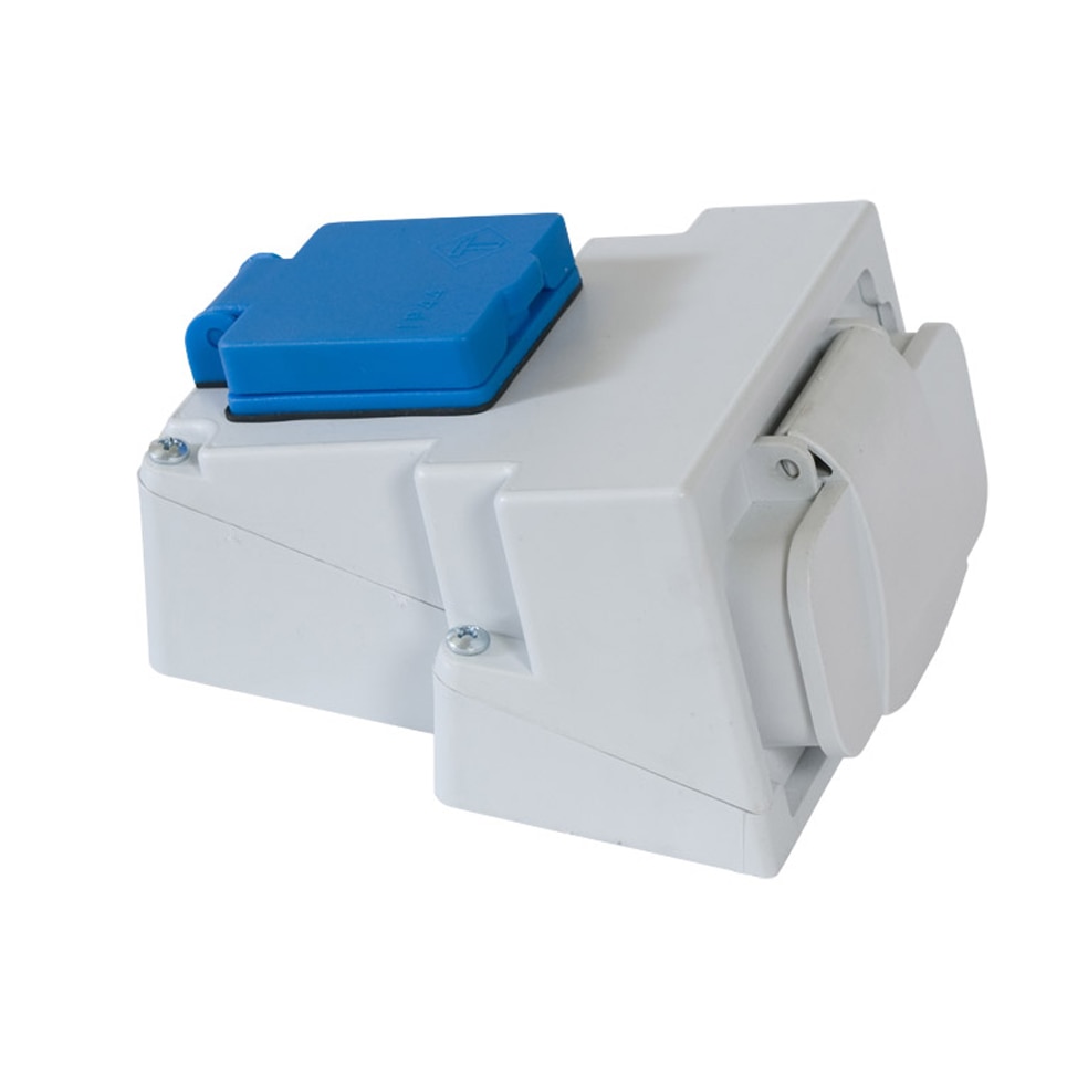 Modul trifazat, IP44, 250V-380V, 16A-25A, Gri, Atra - eMAG.ro