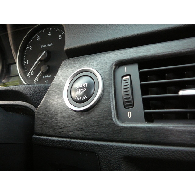 Set 27 piese BMW e90 Seria 3, Folie Aluminiu Polisat Premium interior ...