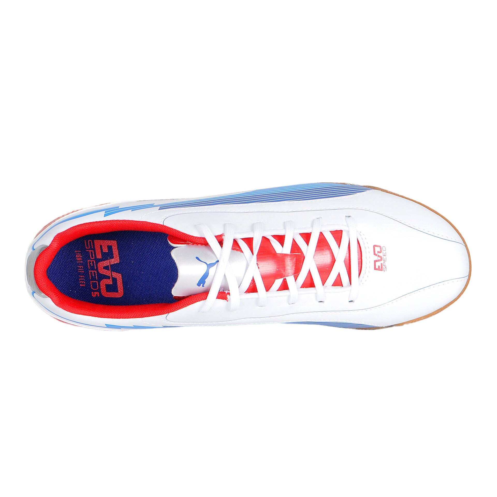 Мъжки футболни обувки Puma EvoSPEED 5 IT Indoor, бели, 44 - eMAG.bg