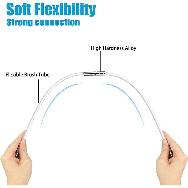 Kit de curatare cos de fum, 22 bucati, 7.4m, cu perie, conector de ...