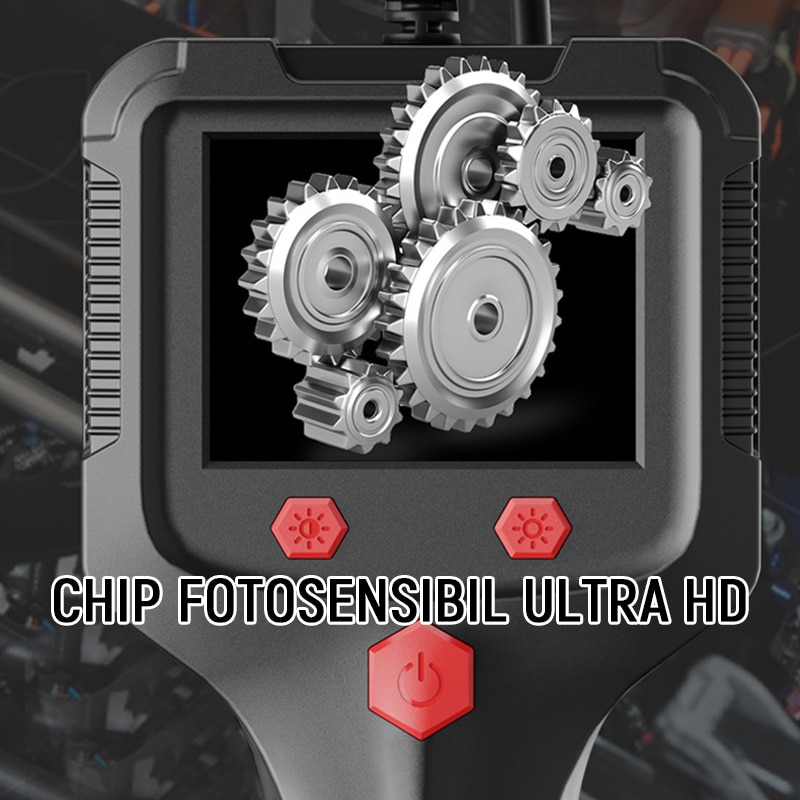 Camera pentru endoscop cu teava, YHJ, Lentila unica de 8 mm, Lungime cablu 5 m, IP67, Corp ...