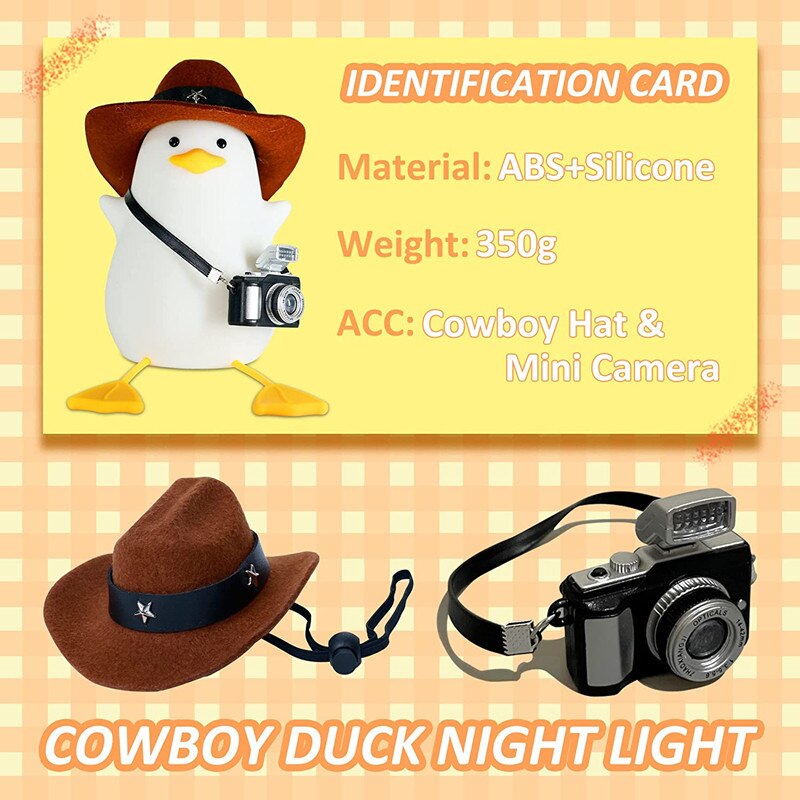 Lampa de veghe portabila, cu palarie de cowboy si aparat de ...