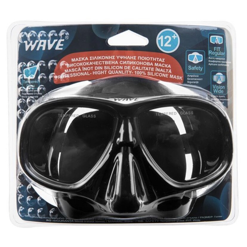 Masca pentru inot neagra, 12+ ani - eMAG.ro