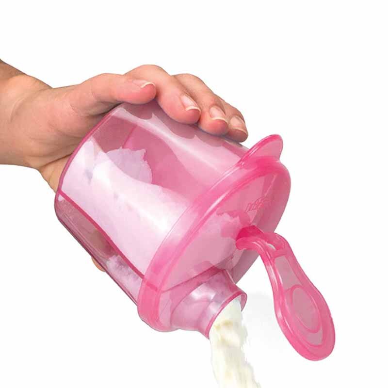 Dozator pentru lapte praf 300 ml Dr. Brown's AC038, Roz - eMAG.ro