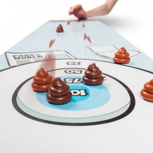 Joc de indemanare, Tobar, Poo Curling Game, 120cm, 5+ ani - eMAG.ro