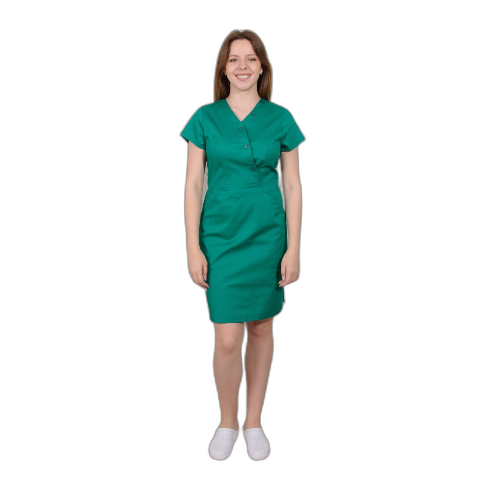 Sarafan Medical Delia, Verde Chirurgical, M - eMAG.ro