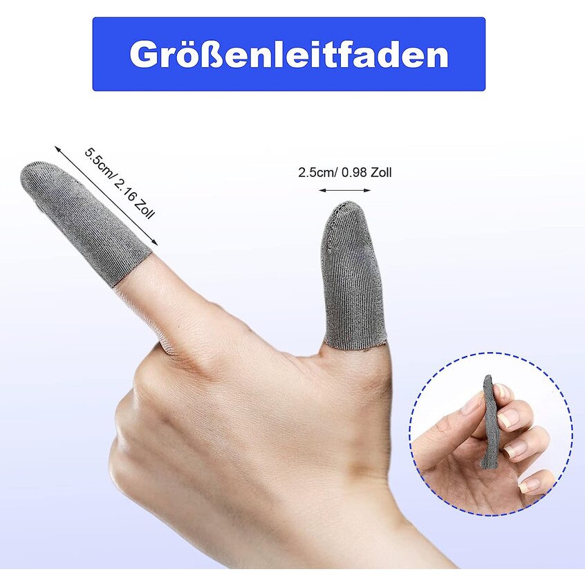 Set de 4 accesorii pentru degete pentru jocuri, JENUOS®, confortabile ...