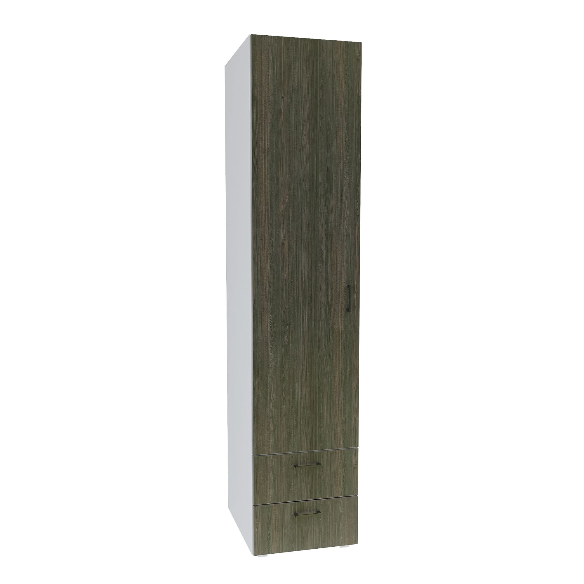 Dulap JUMBO 4 rafturi si 2 sertare 46x211x57, Carcasa PAL Gri piatra ...