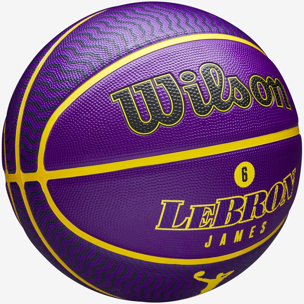 Minge baschet Wilson NBA Player Icon Outdoor Lebron, marime 7, mov ...