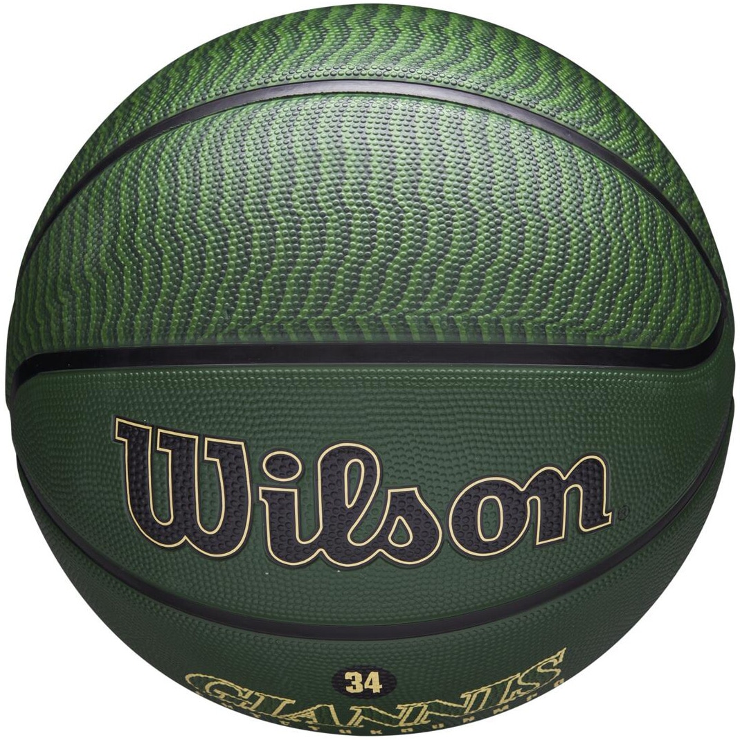Minge baschet Wilson NBA Player Icon Outdoor Giannis, marime 7, verde ...
